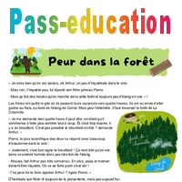 Peur dans la forêt - Récit - Lecture : 6ème, 7ème Harmos - PDF à imprimer