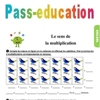 Le sens de la multiplication - Exercices, révisions : 4ème Harmos - PDF ...