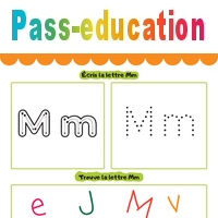 Lettre M - Apprendre à écrire les lettres - Maternelle : 1ère, 2ème ...
