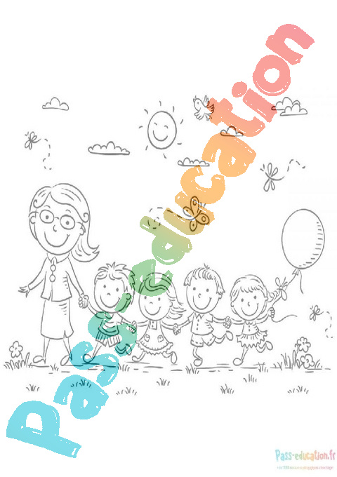 Coloriages gratuits sur le thème de l'école - activités ludiques et ...